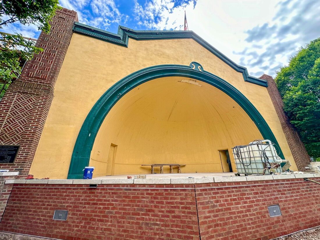 Historic Brandon Park Bandshell being restored to its glory days | News ...